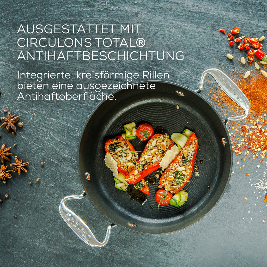 Hartanodisierte Servierpfanne | Circulon Style-Kollektion
